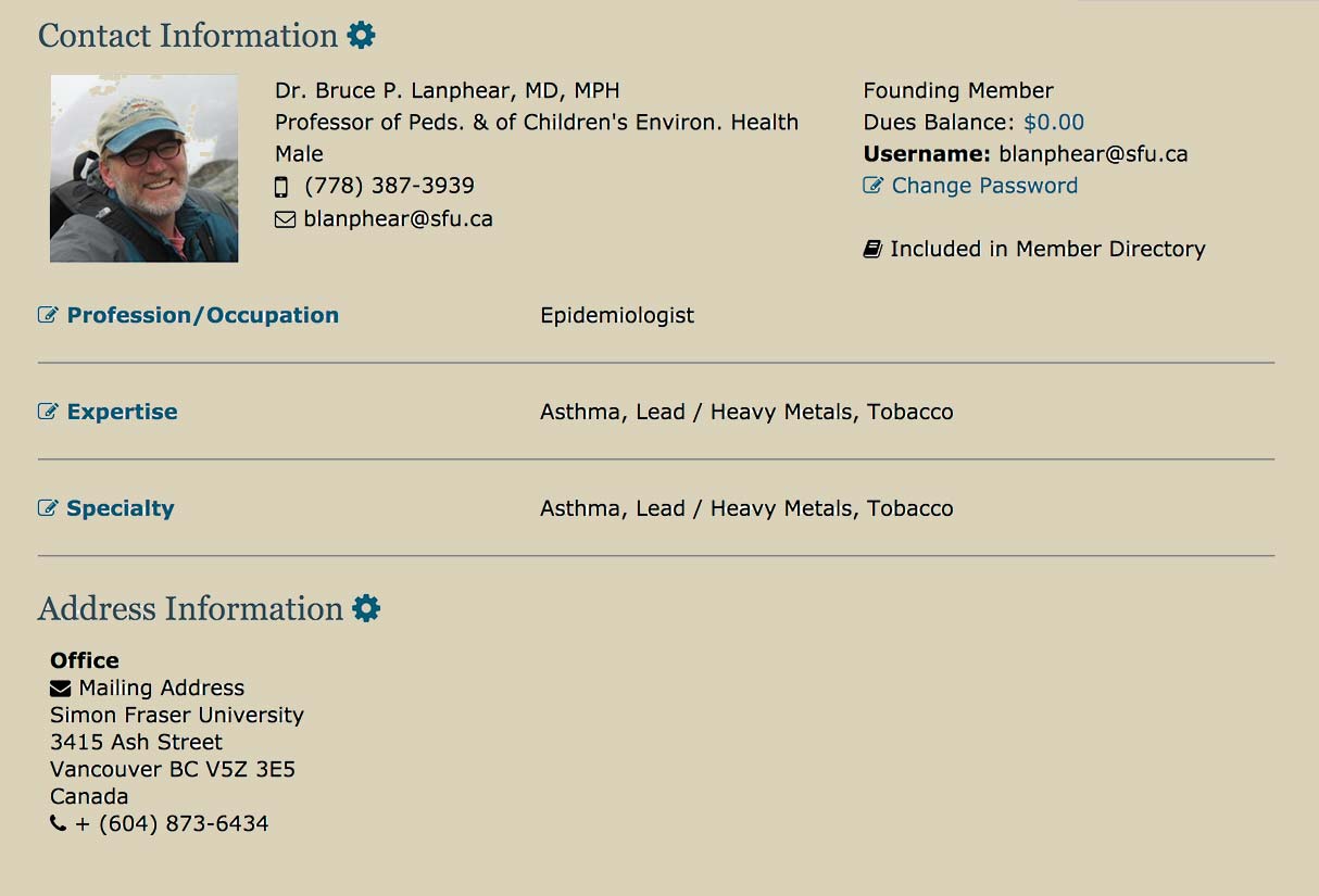 Member Profiles – ISCHE