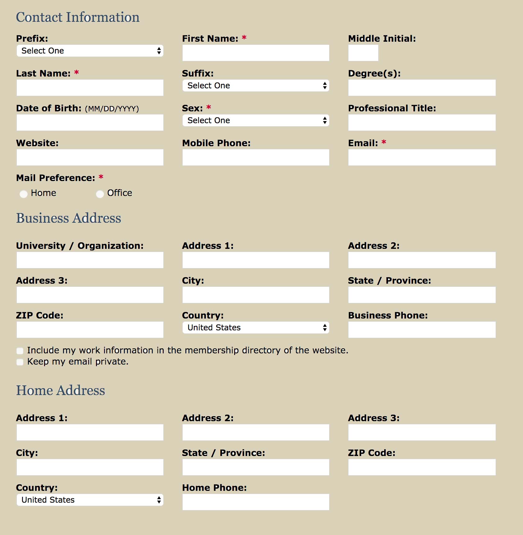 Apply for Membership – ISCHE
